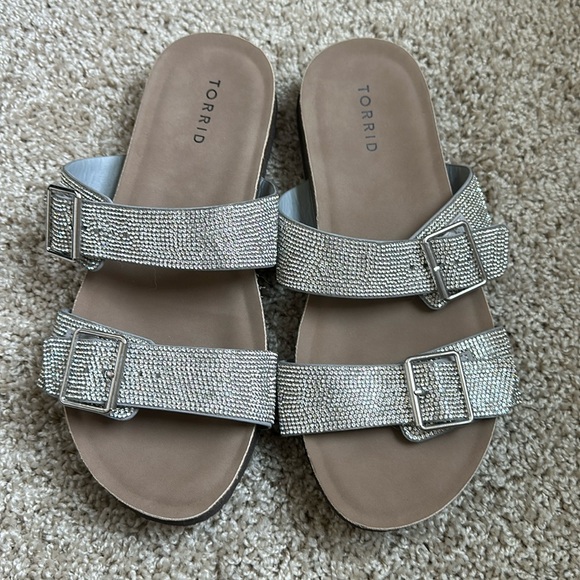 torrid | Shoes | Torrid Ww Sparkly Slides | Poshmark